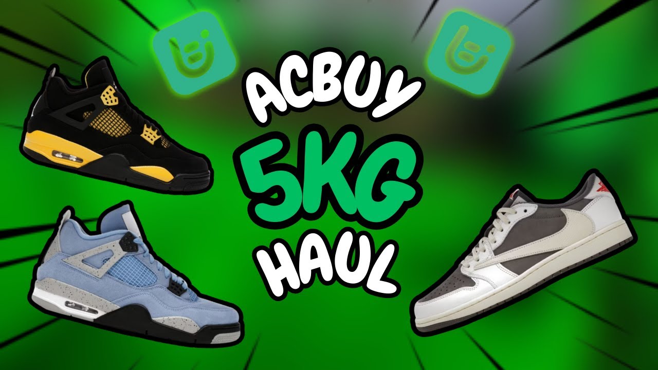 5KG ACBUY HAUL SNEAKER EDITION (WITH SPREADSHEET) - YouTube