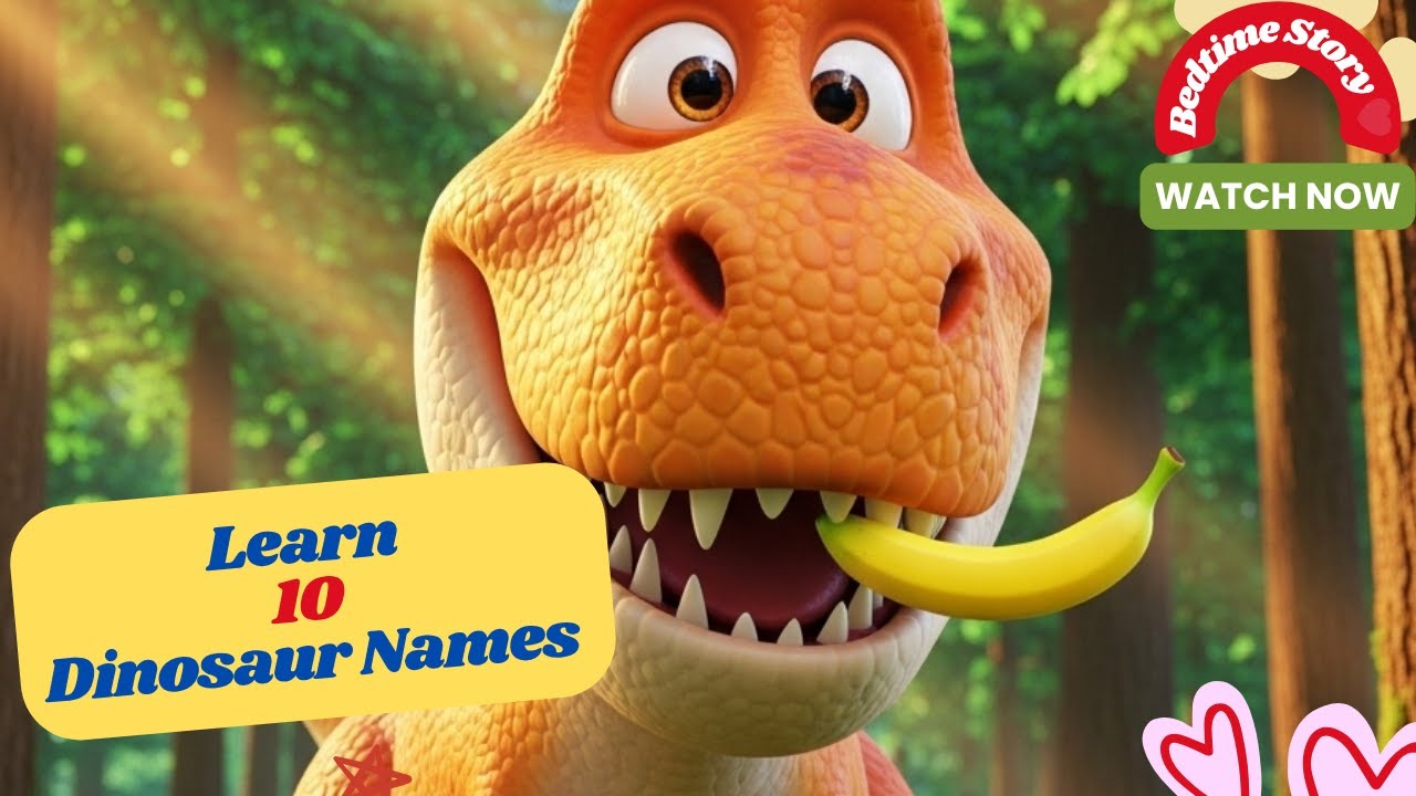 Learn 10 Dinosaur Names for Kids! 🦖 | Fun Facts about T-Rex ...