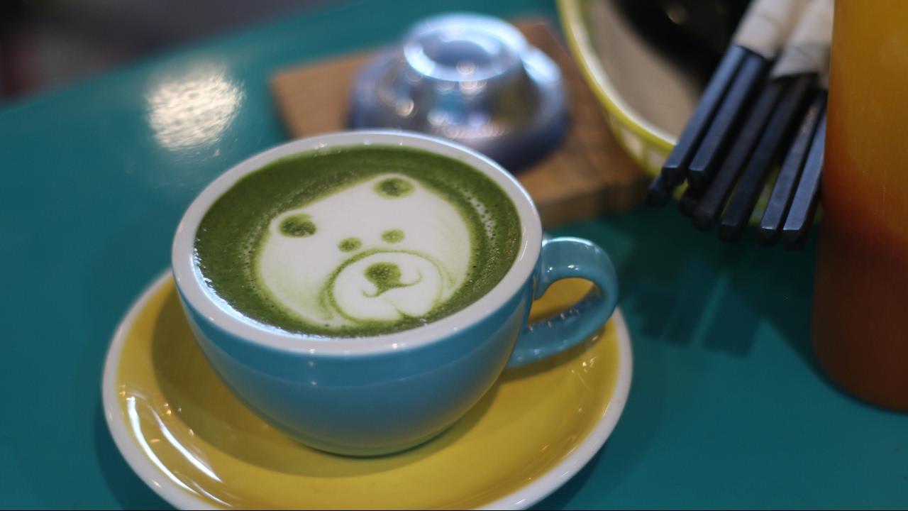 How To: Panda Matcha Latte - YouTube