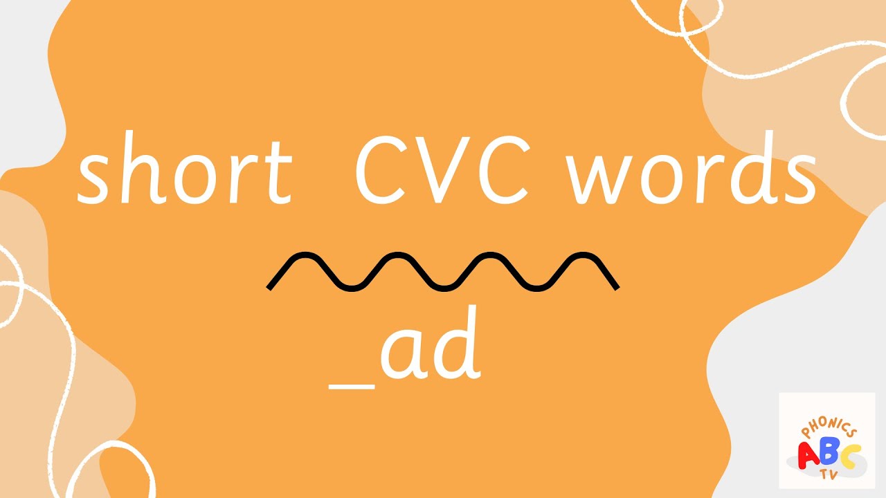 CVC words - ad ending - Phonics - Pure Sounds - Lesson Starter - Warm ...