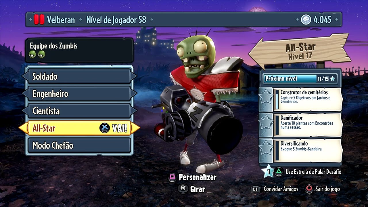 All-Stars Run - Plants vs Zombies Garden Warfare - YouTube