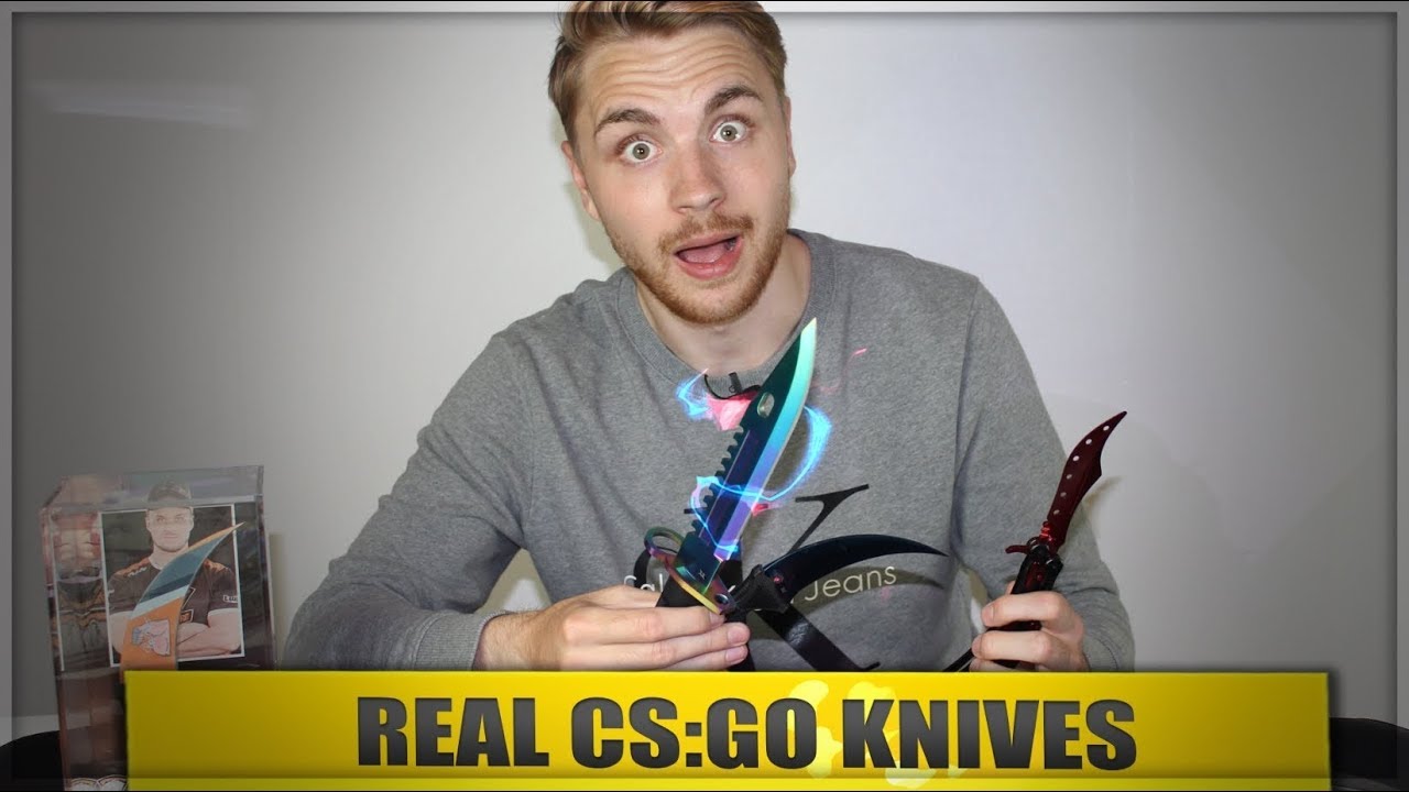 UNBOXING REAL CS:GO KNIVES + Giveaway - YouTube