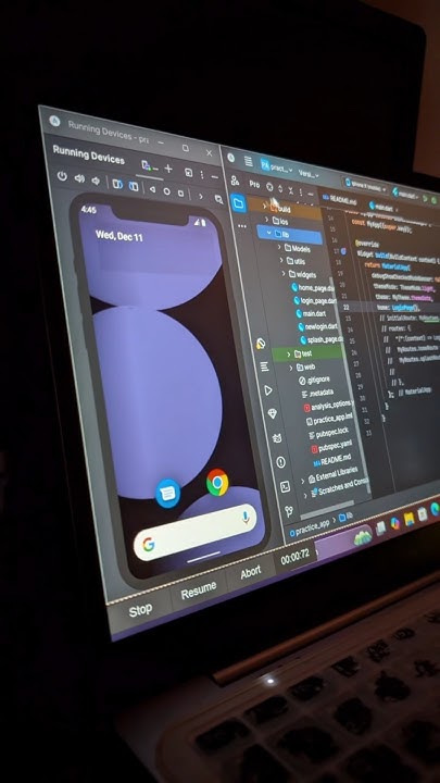 Multiple floating action buttons in Flutter 📱 | Flutter #flutter #dart #shorts #short #coding ...