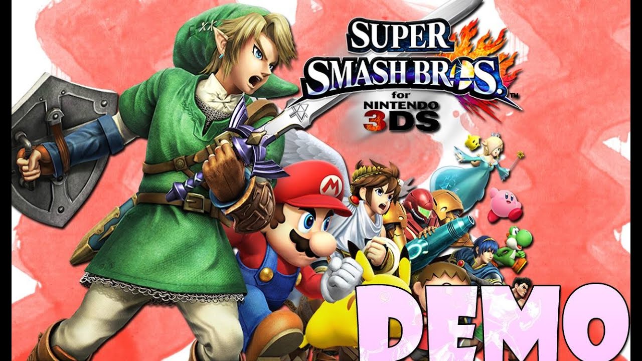 SUPER SMASH BROS demo en Español (3DS Japonesa) - YouTube