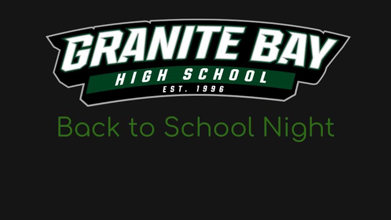 GBHS Back to School Night - Spring 2024 - YouTube