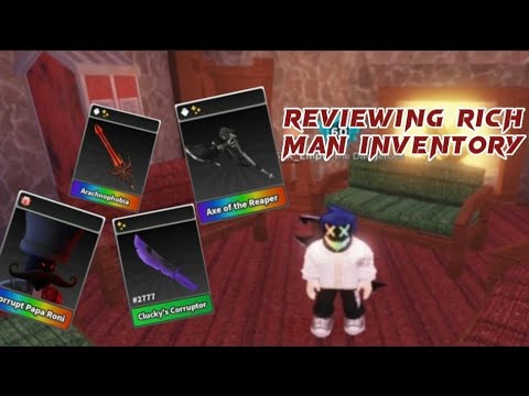Reveiwing rich man inventory |Survive the Killer[ROBLOX] - YouTube
