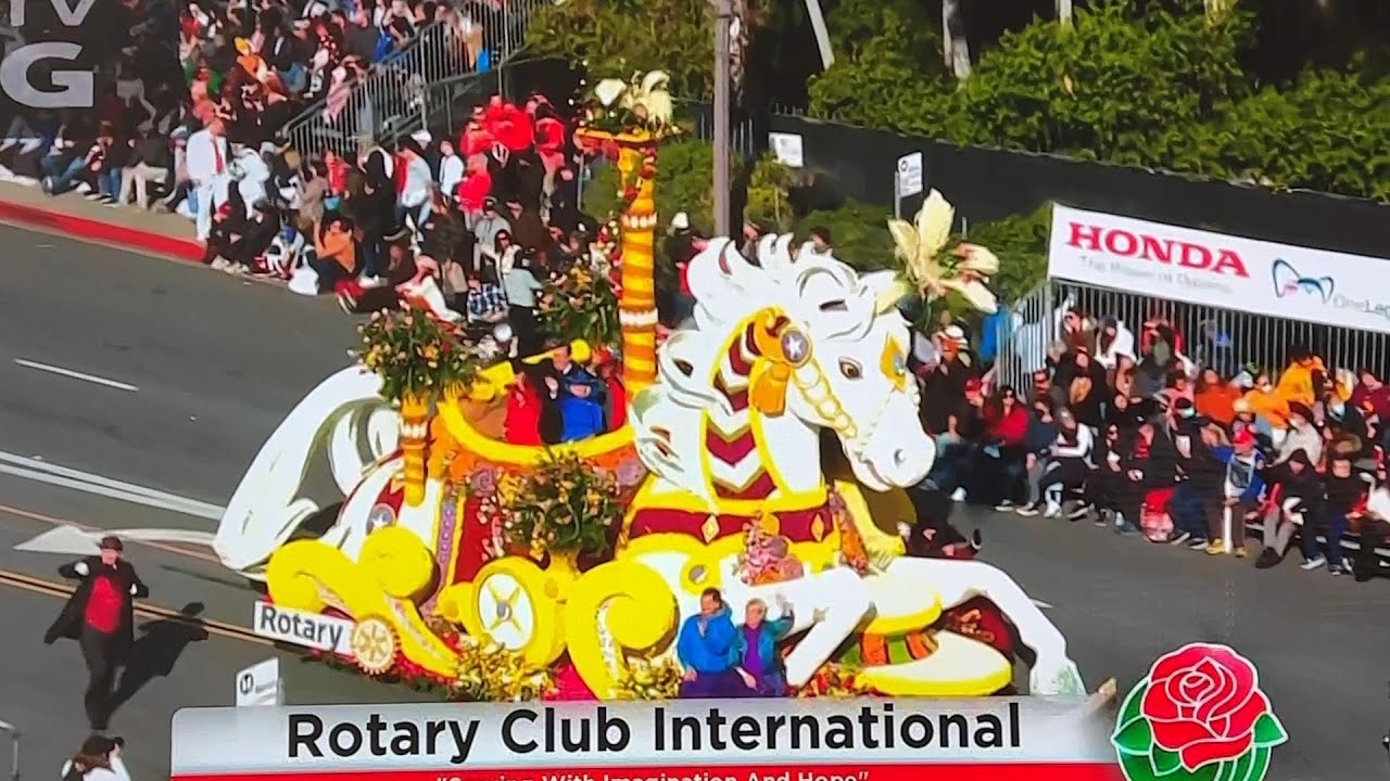 Rotary Float - Tournament of Roses Parade - 2023 - YouTube