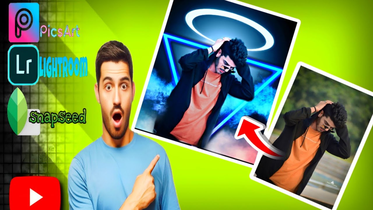 How to make picsart Photo editing | step by step in Mobile. #picsart # ...