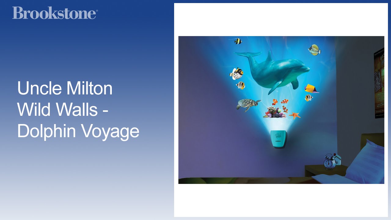 Uncle Milton Wild Walls - Dolphin Voyage - YouTube