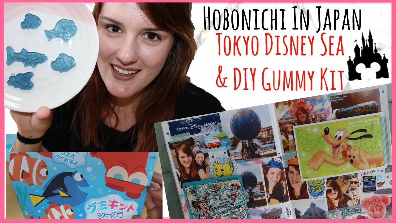 Hobonichi In Japan Tokyo Disney Sea Vlog | BONUS Finding Dory Gummy Kit ...