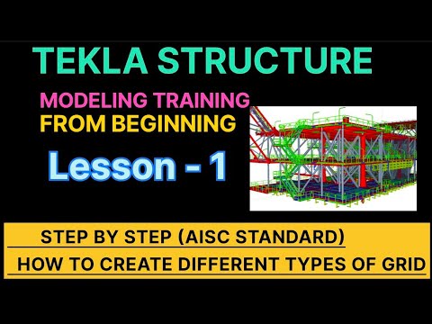 Tekla structure modeling training from beginning step by step (AISC ...