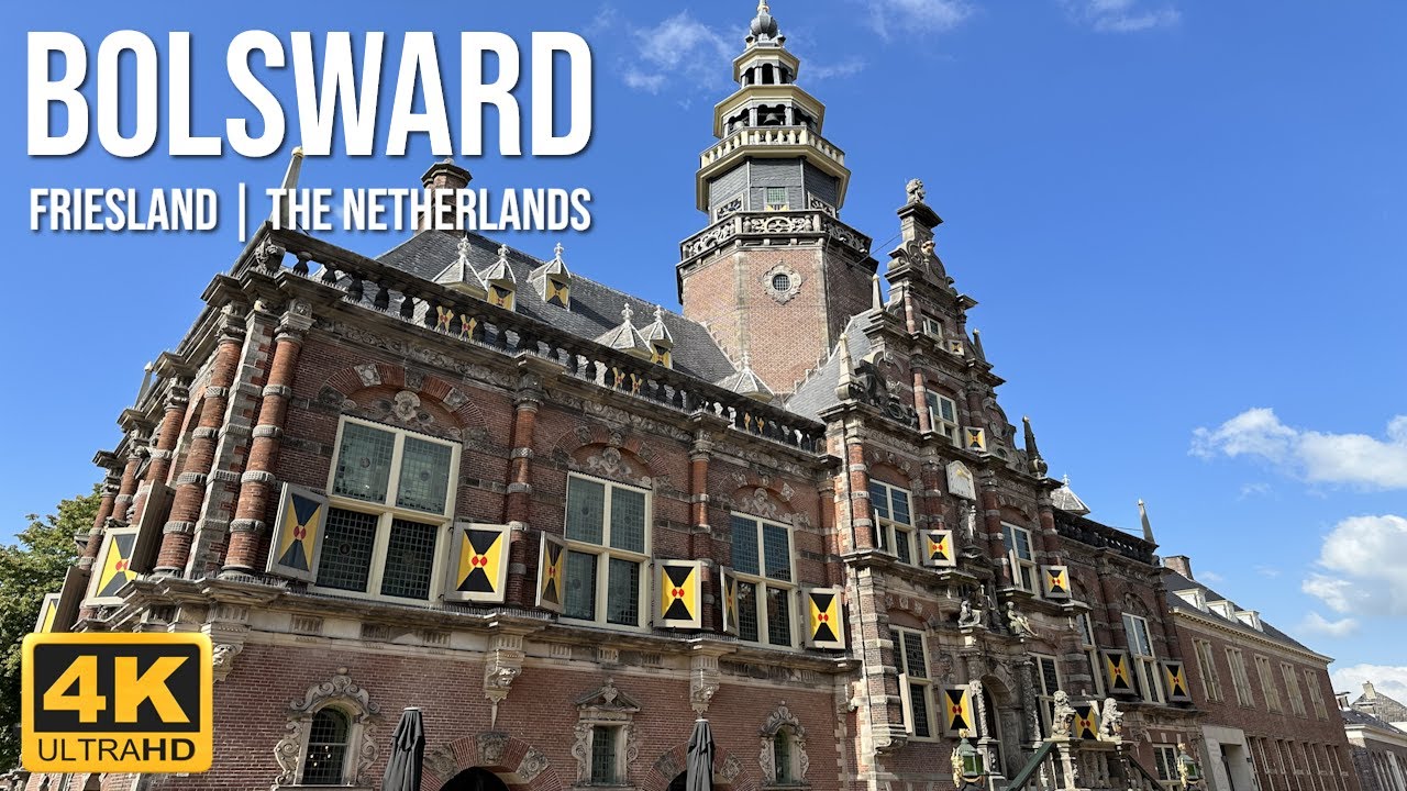 Bolsward 🇳🇱 4k Walking Tour ☀️ in the Hanseatic City of Bolsward - YouTube