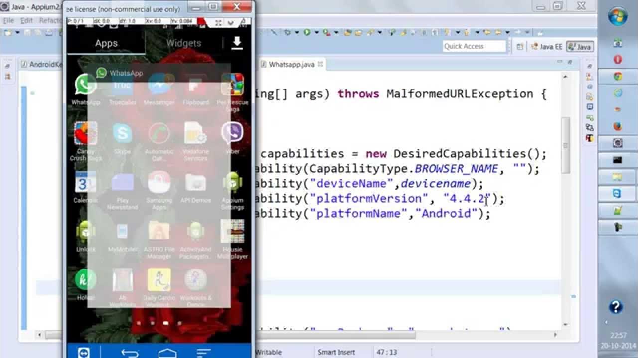 Day - 4 Appium Tutorials - Tapping an Element on a Real Device - YouTube