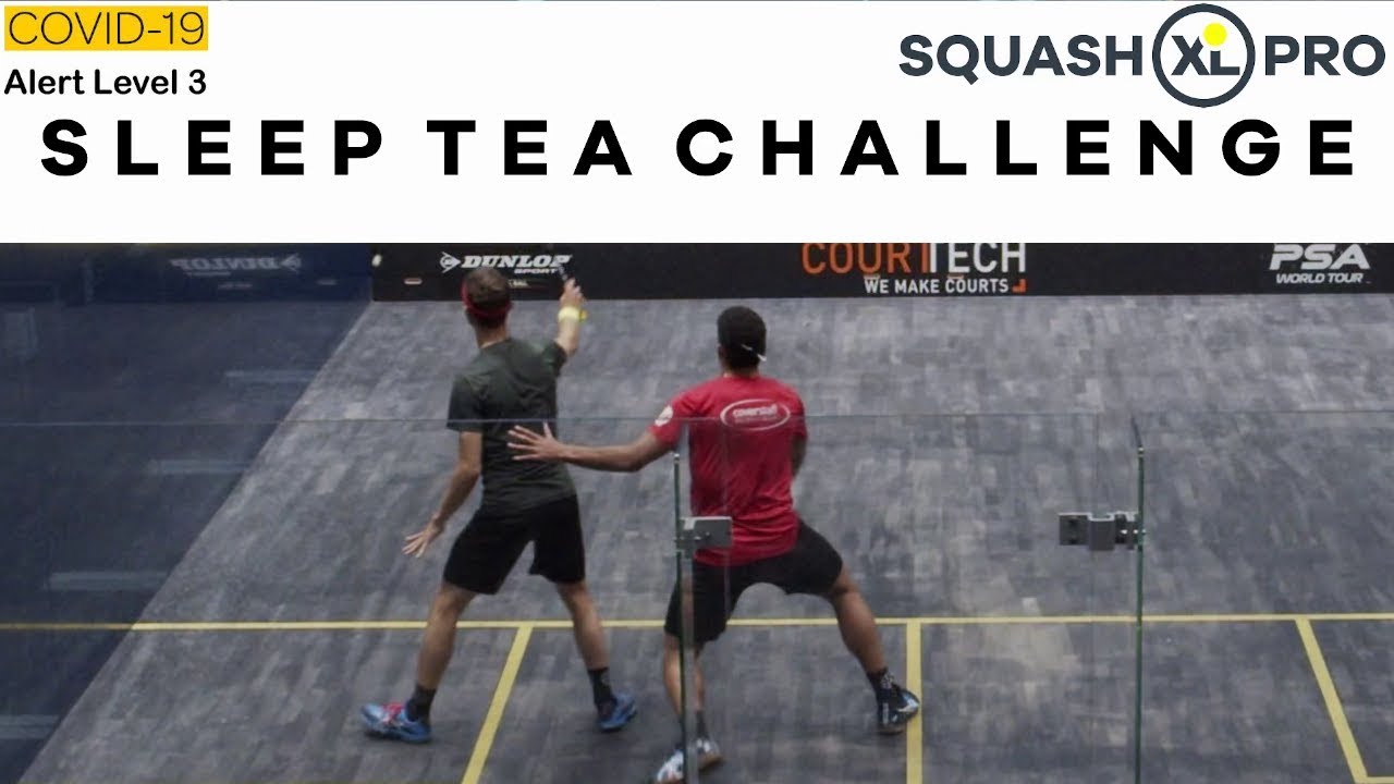 SQUASH MATCH | "SLEEP TEA" CHALLENGE | TEMWA CHILESHE v JOEL ARSCOTT ...