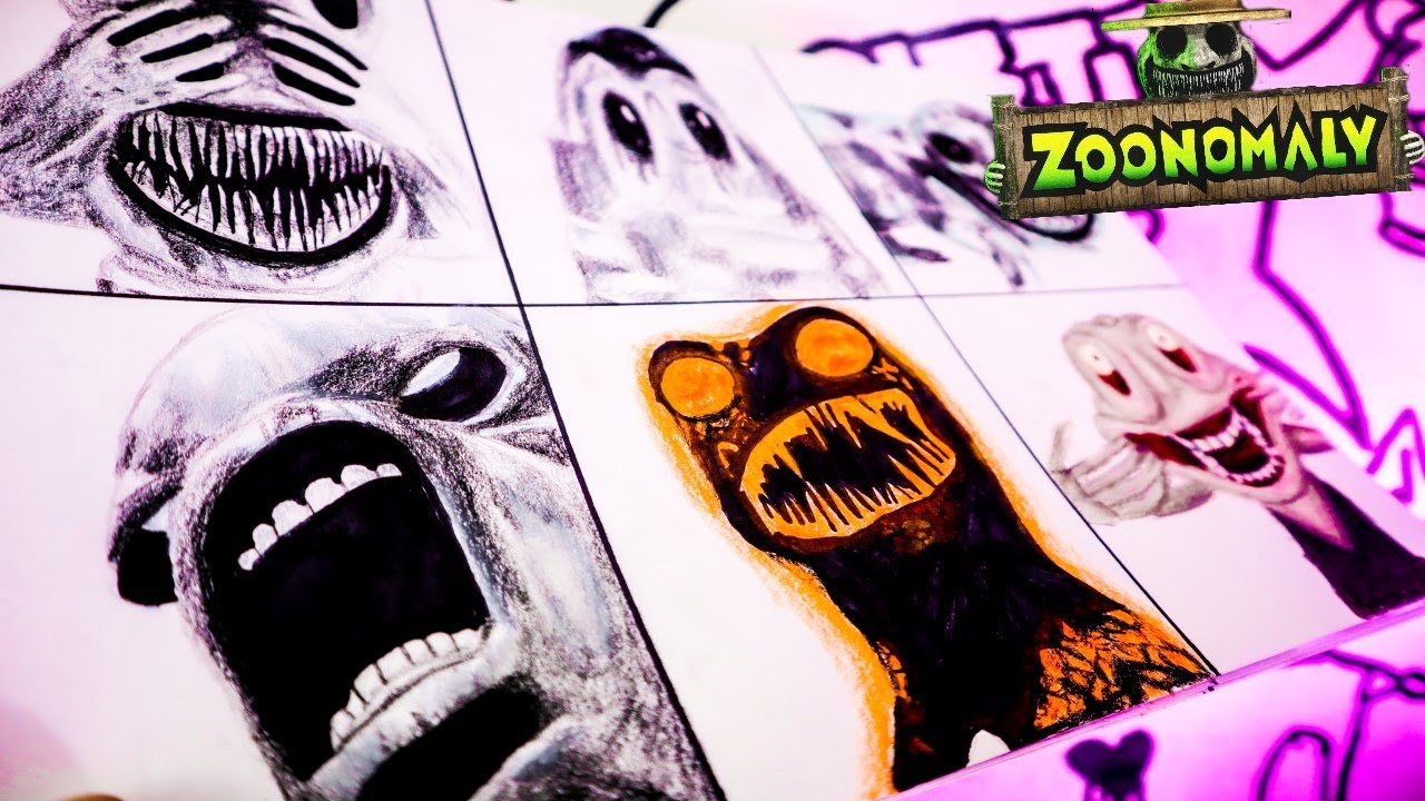 ZOONOMALY - COMO DIBUJAR - | FÁCIL | PASO A PASO | NEWEST Jumpscares ...