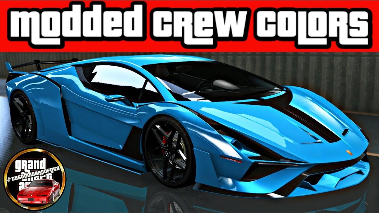 14 GTA V Modded Crew Colors! - YouTube