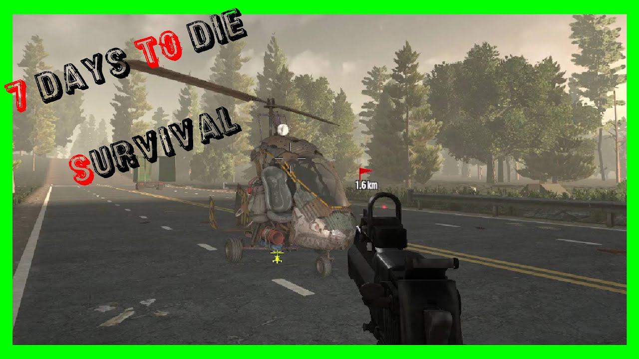 7 Days to die Survival|Scouting and Outpost Building - YouTube