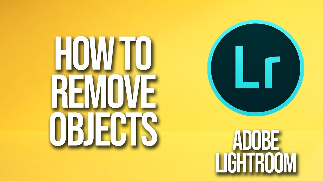 How To Remove Objects Adobe Lightroom Tutorial - YouTube