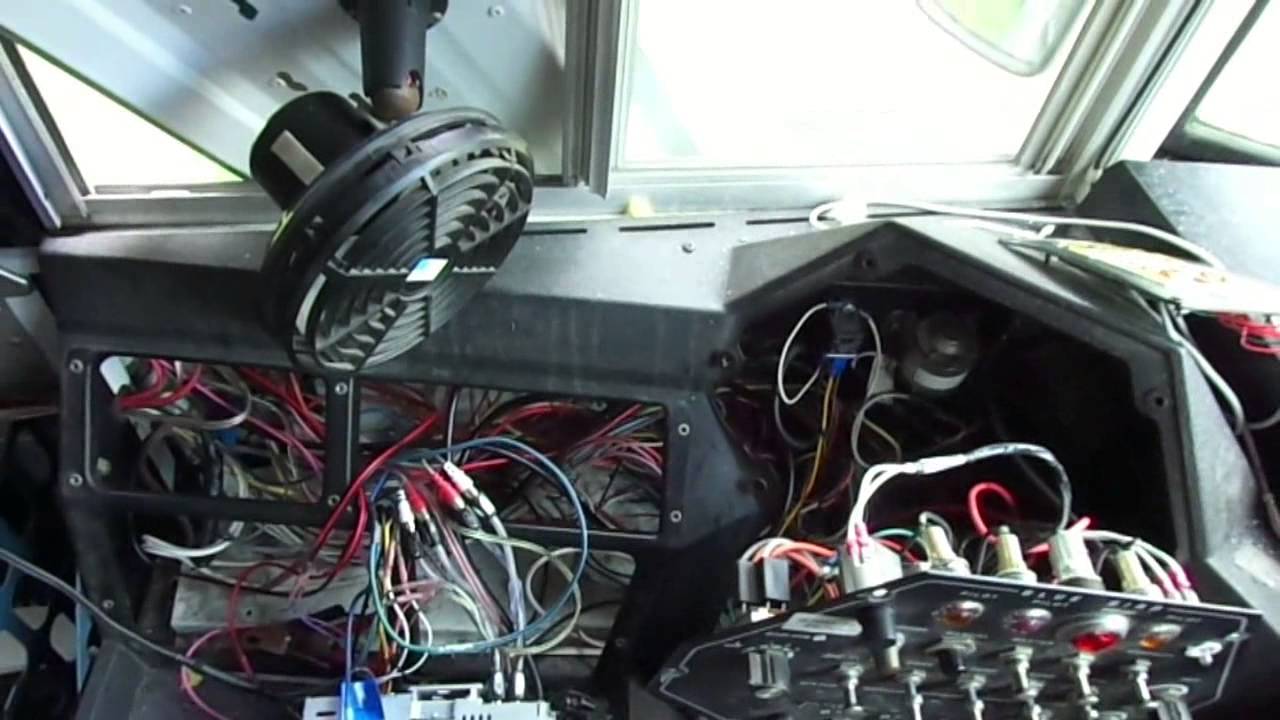 Custom Light Monitor Install- GMC Bus - YouTube