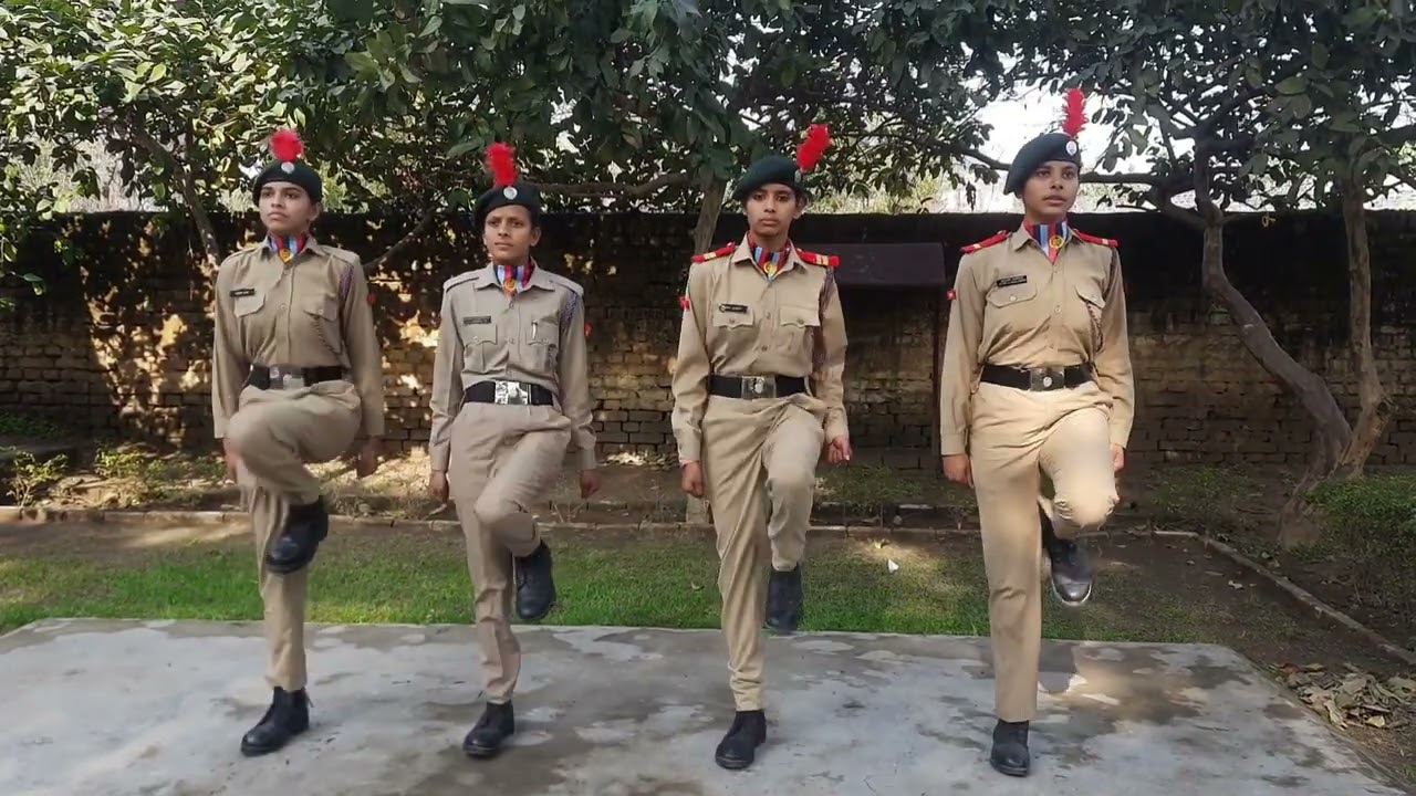 NCC Drill Training | Khuli Line, Nikat Line and Mudna - YouTube