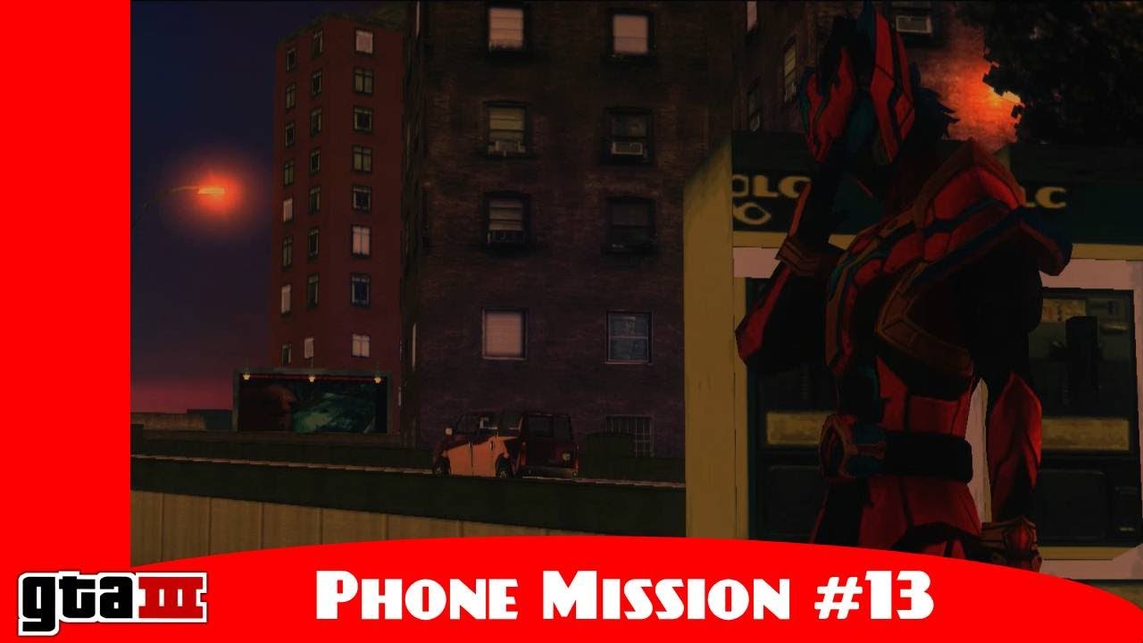 Grand Theft Auto III Phone Mission #13 Uzi Money - YouTube