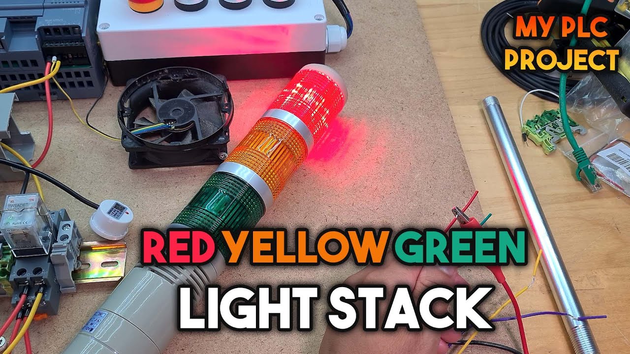 Industrial Light Stack - My First PLC Project #4 - YouTube