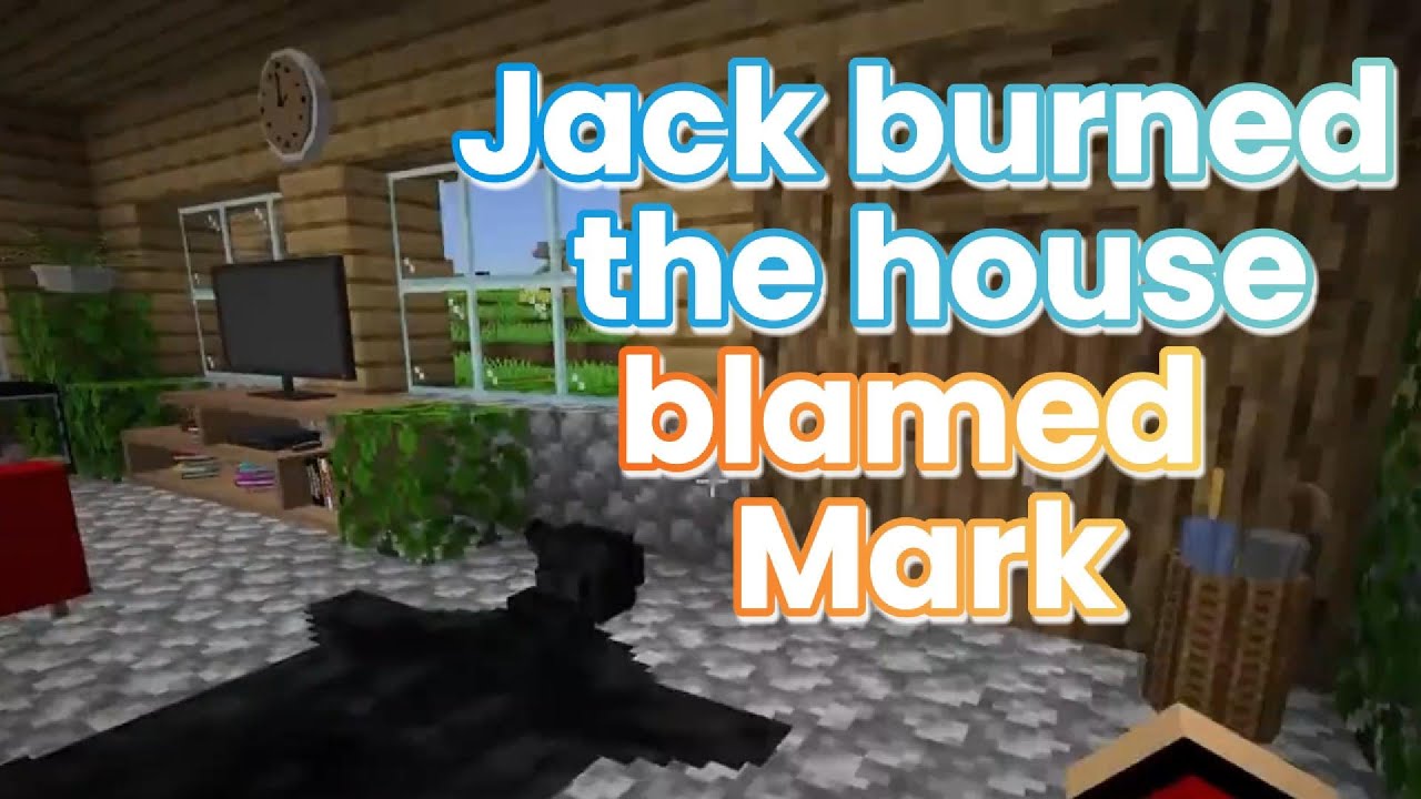 Jack Frames Mark for Burning Down a House! #minecraft - YouTube