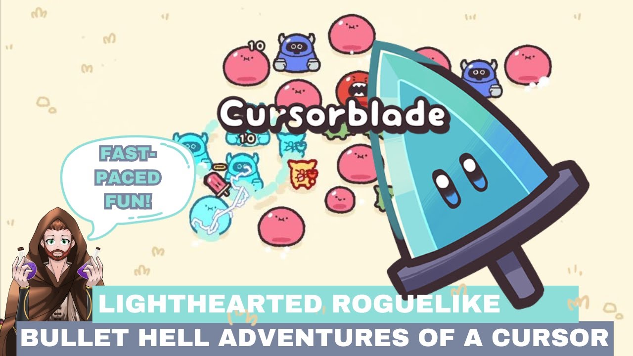 Lighthearted Roguelike Bullet Hell where you are the Cursor(blade ...
