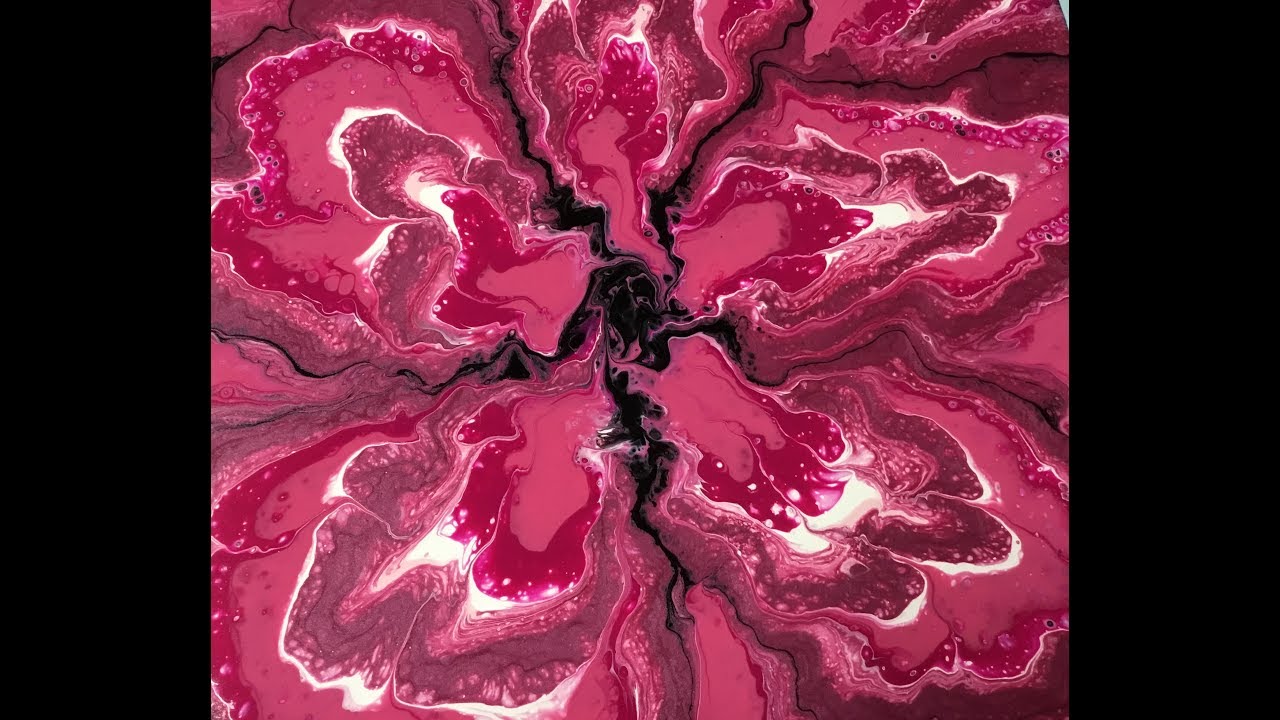 (236) Double Bottle Bottom Pour Acrylic Pouring - YouTube