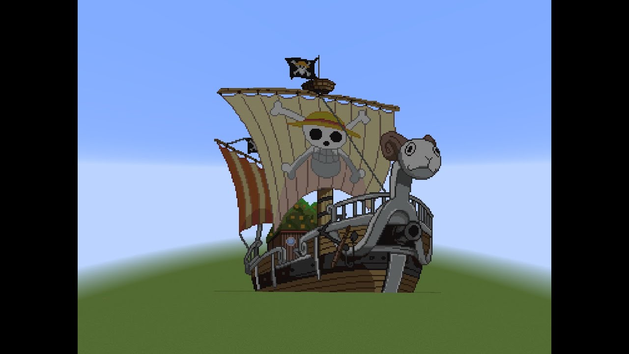 마인크래프트 원피스(Mine Craft ONE PIECE) - 고잉메리호(ゴーイングメリー号, going merry) - YouTube