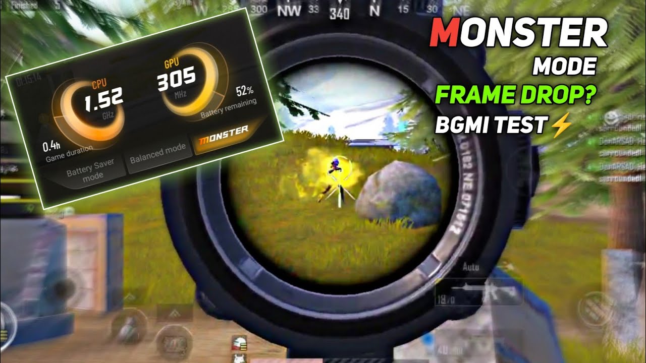 iQOO 7 Monster Mode BGMi Test⚡ | iQOO 7 Monster BGMi Test | iQOO 7 High ...