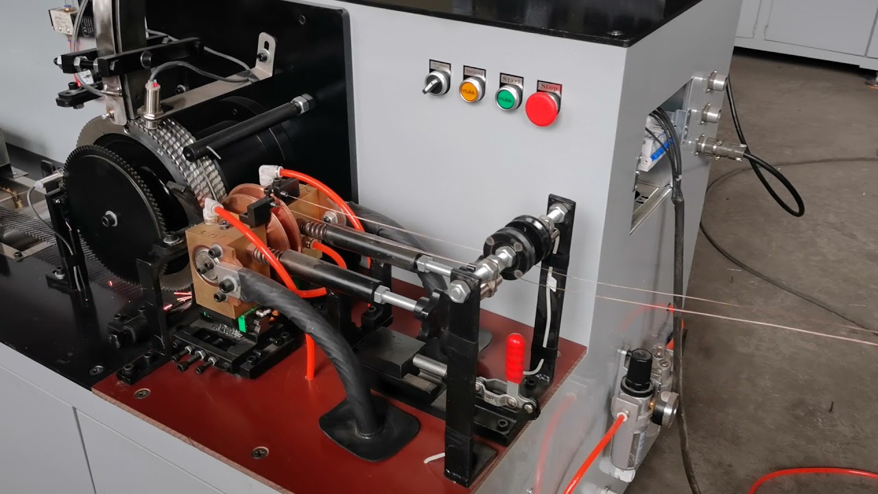 coil nail welding machine - YouTube