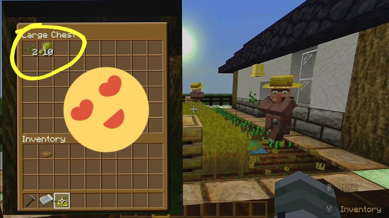MC - Automatic wheat farm using villagers - YouTube