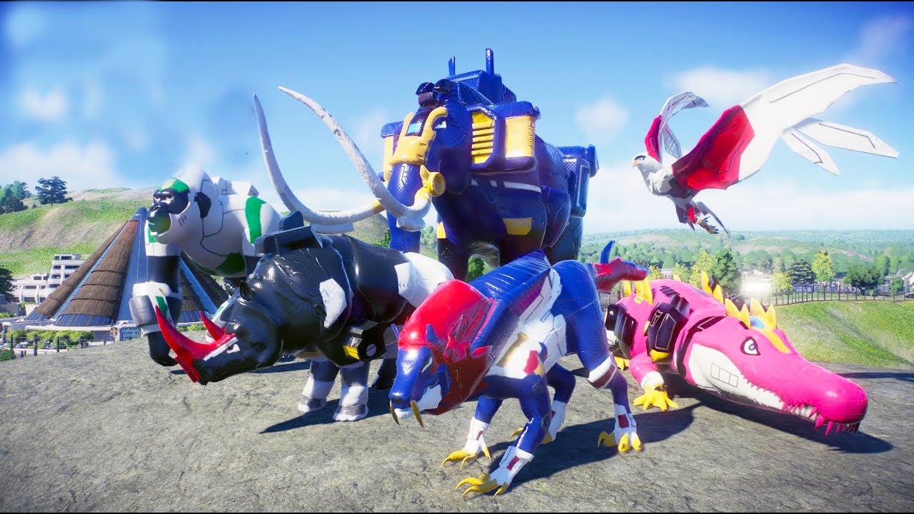 Miniforce Animal Tron Battle and Rampage - Lion, Elie, Croker, Hawk ...