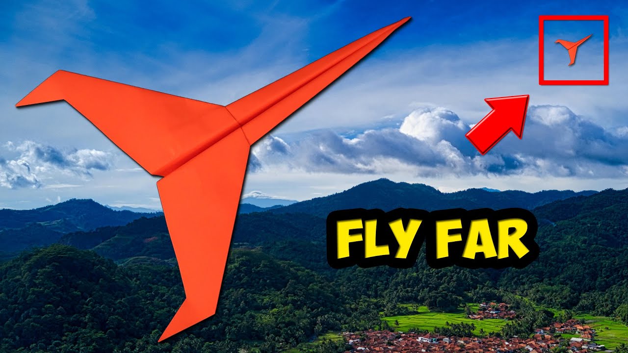 How To Make EASY Paper Airplanes (FLY FAR) - YouTube