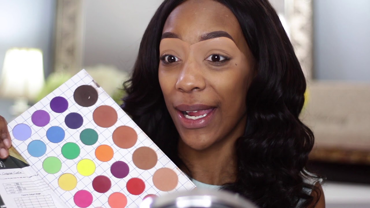 Crayon Case "The Matte Book" Palette Review - YouTube