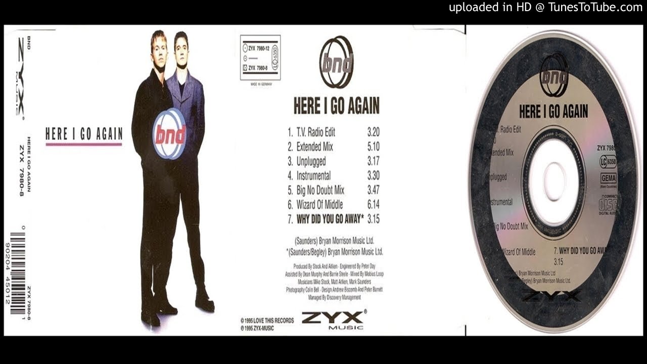 BND – Here I Go Again (Extended Mix – 1995) - YouTube