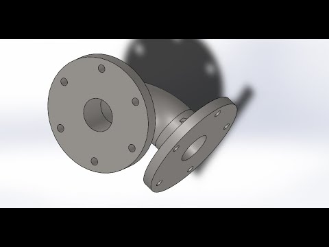 4K || Details of Elbow in Solidworks || How to make a Elbow in ...