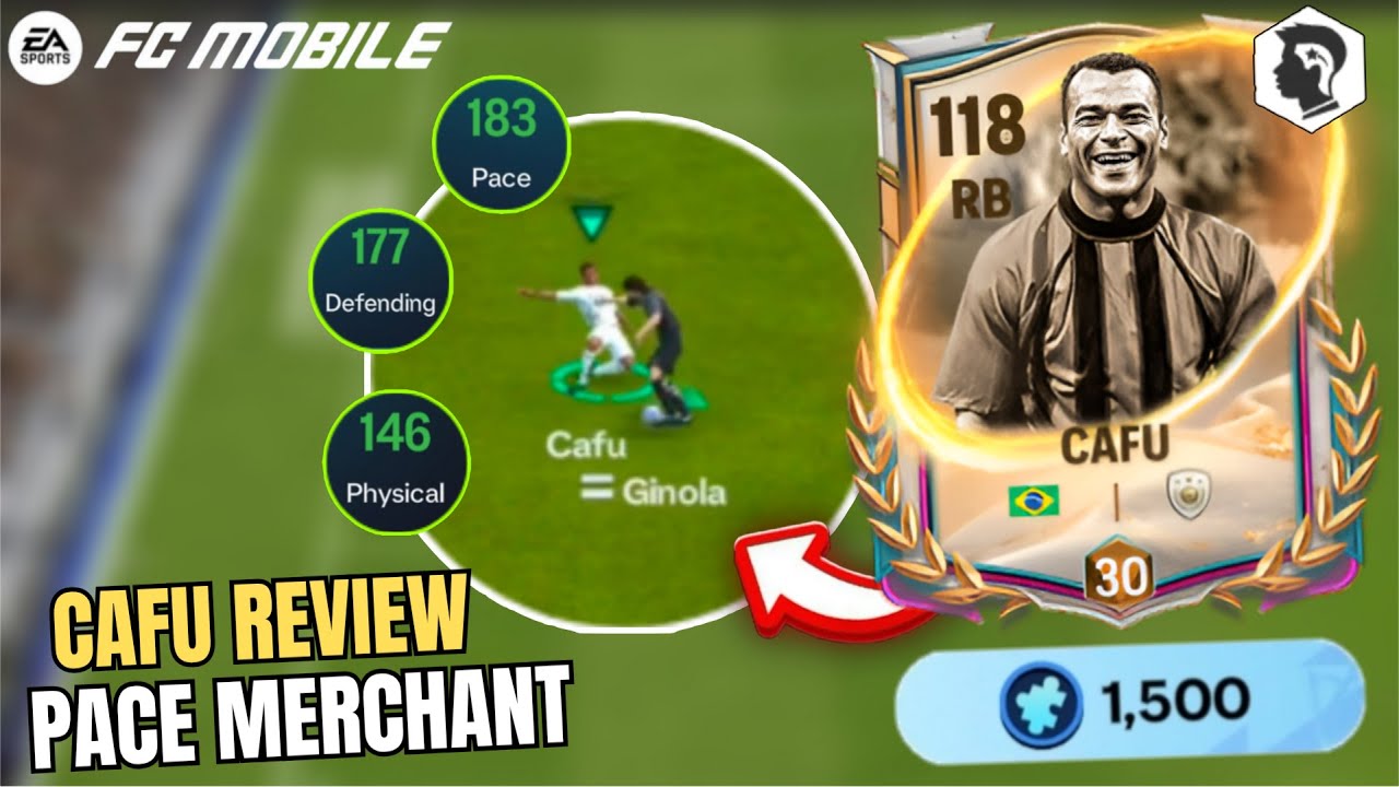 🇧🇷💥113 OVR Cafu RB- FC Mobile Review| Footyverse Event Player Reviews ...