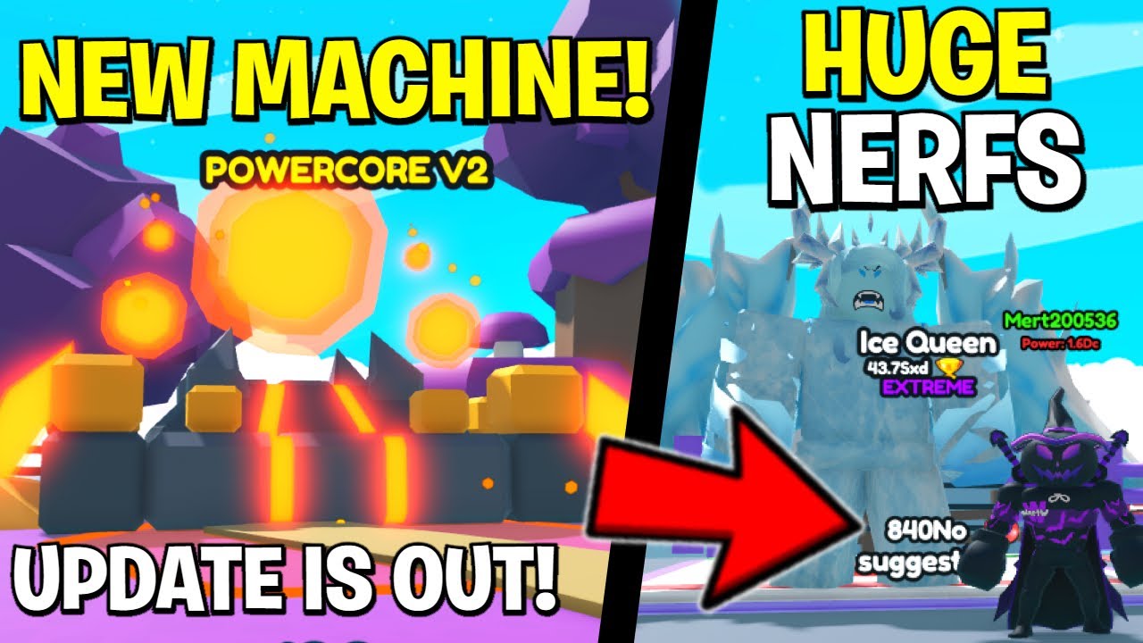 NEW MACHINE IS OP! Powercore V2 & Huge Nerfs! | Roblox Punch Simulator ...