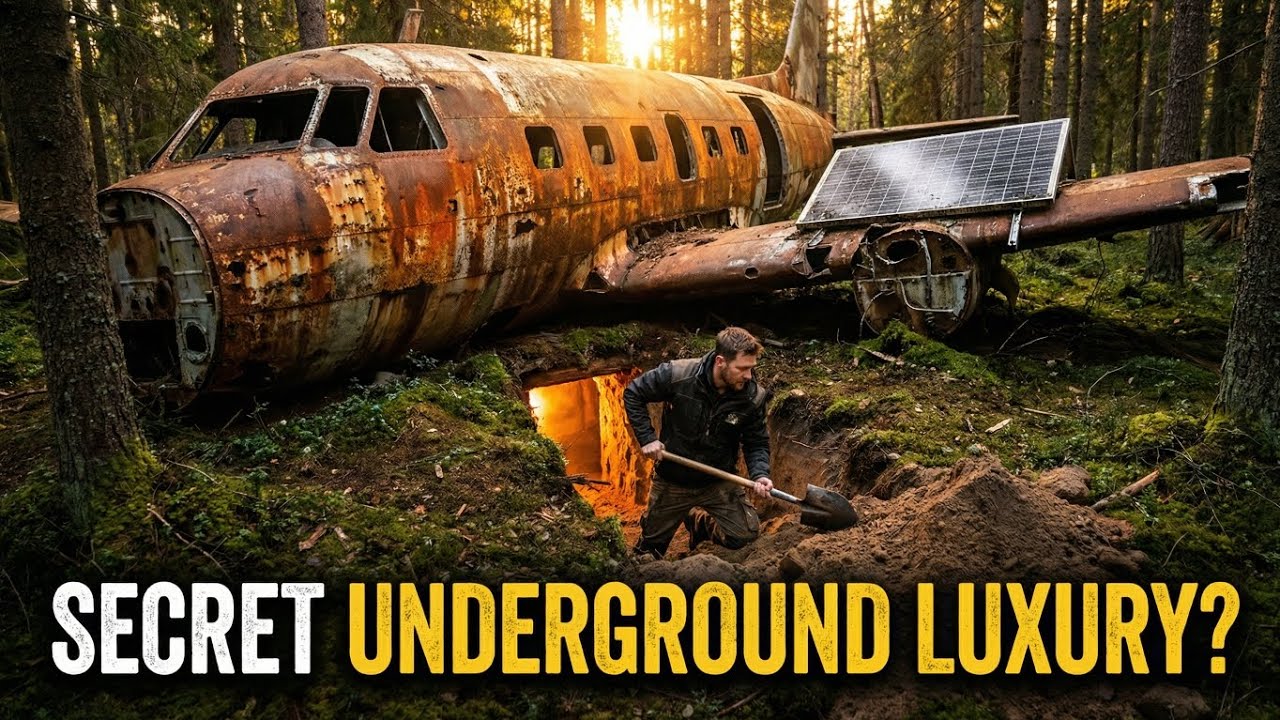 No One Expected This! He Built a Hidden Luxury Underground Shelter ...