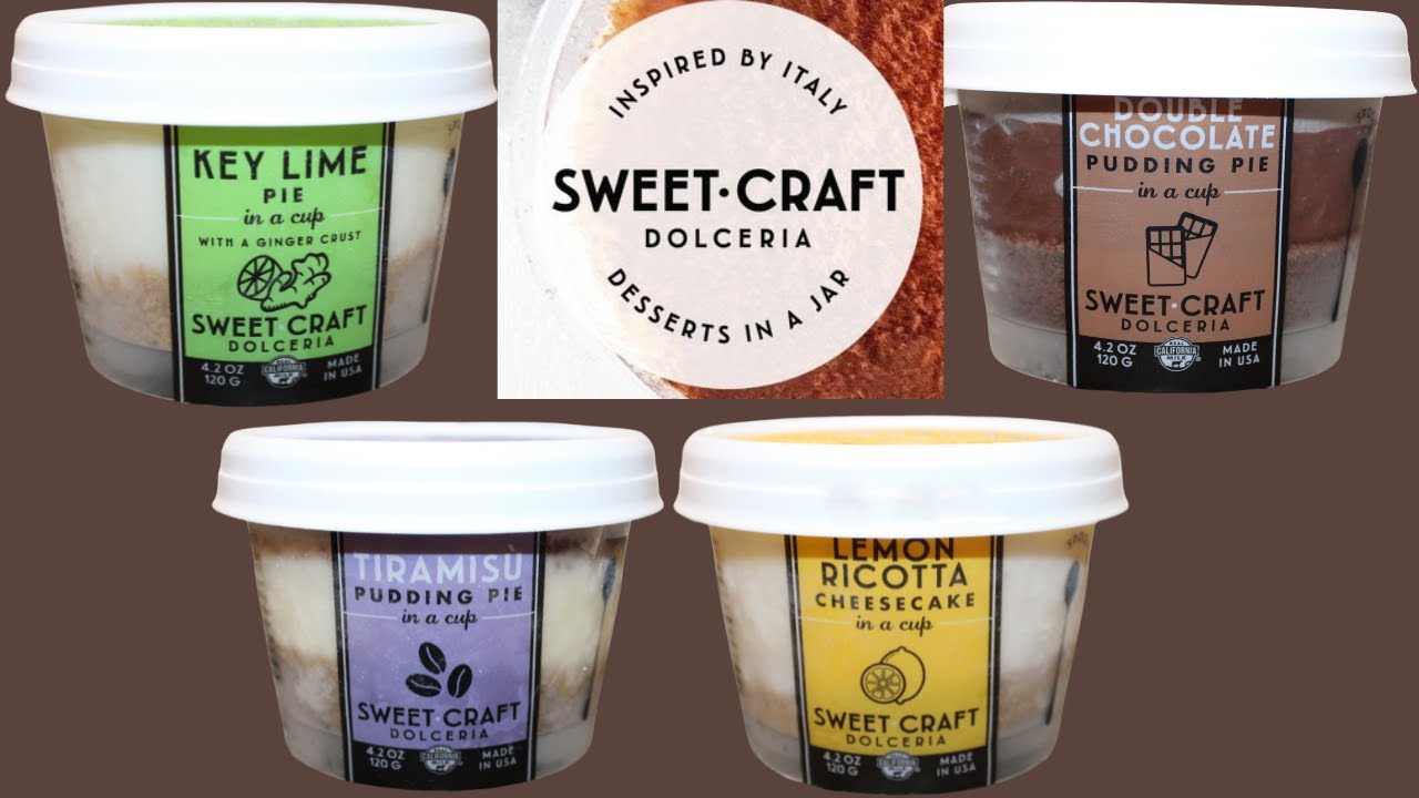 Sweet Craft Dolceria Dessert in A Cup: Key Lime Pie, Double Chocolate ...