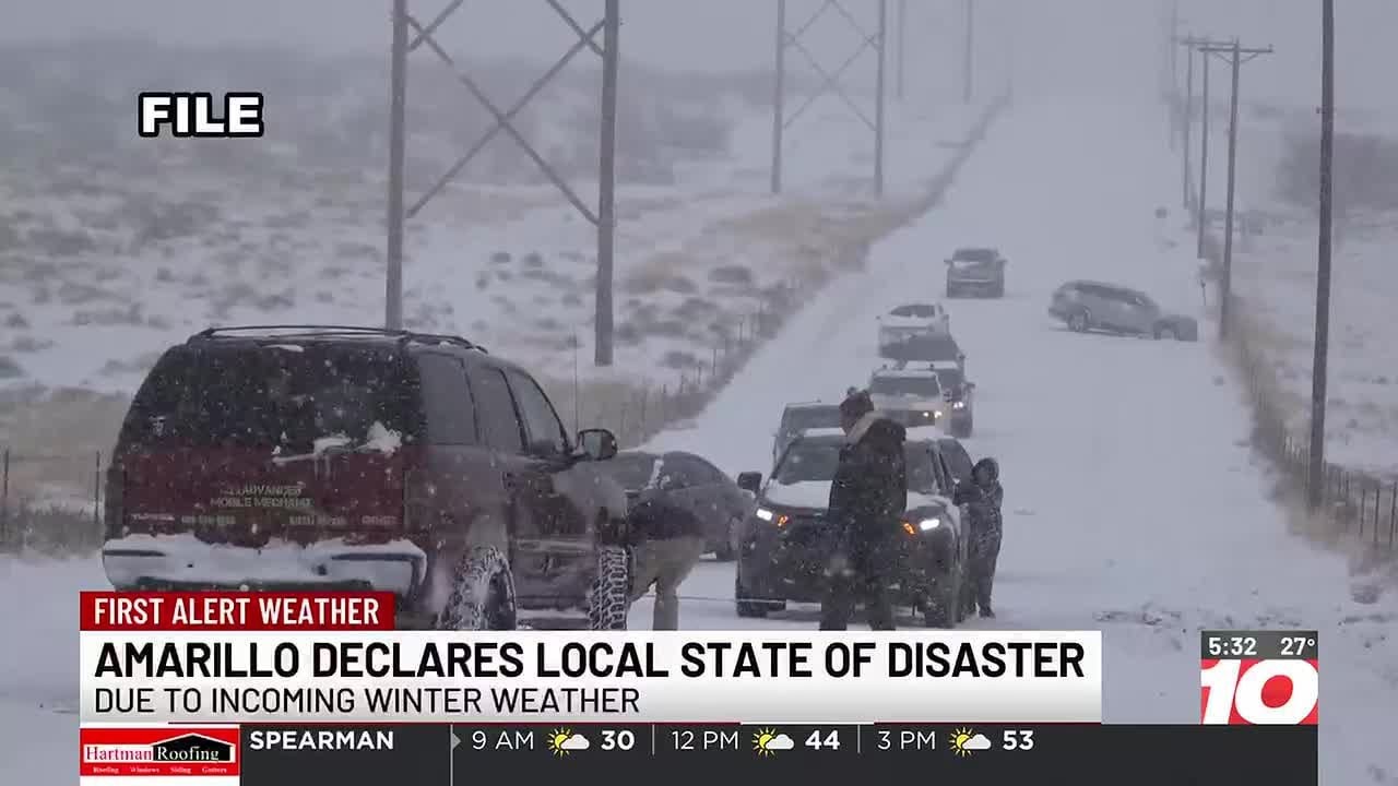 City of Amarillo declares local state of disaster due to incoming ...