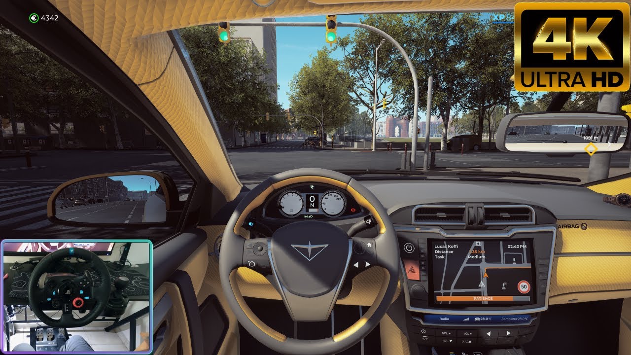 Taxi Life: A City Driving Simulator PS5 Gameplay I 4k ULTRA HD ! ! G29 ...