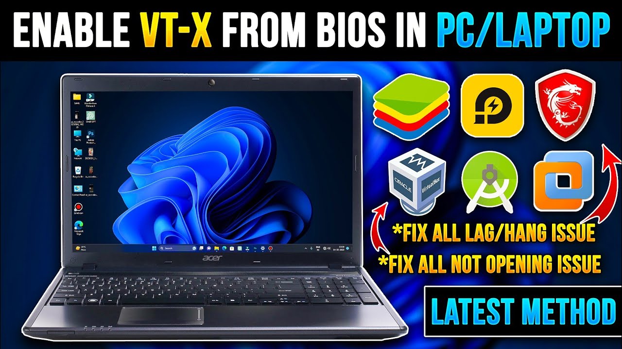 How to Enable Virtualization Technology on Any PC/Laptop 2024💻Fix ...