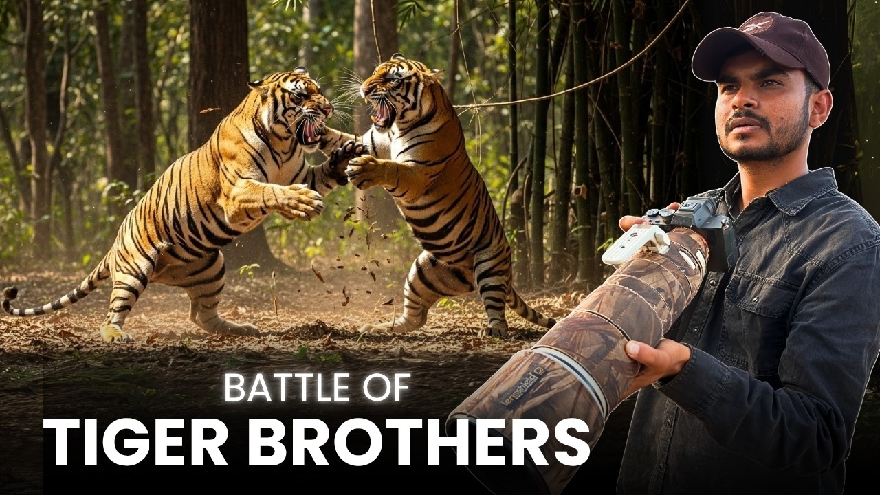 Battle of Tiger Brothers - T120 VS T121 🐯 | RANTHAMBORE | P1 - YouTube