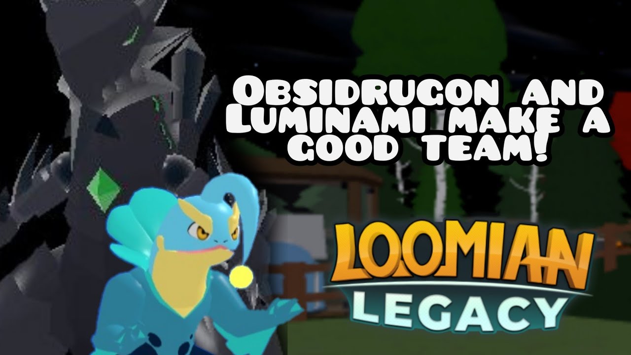 Luminami and Obsidrugon make a good team | Roblox Loomian Legacy - YouTube