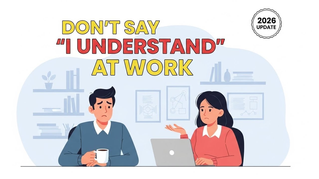 Don't Use "I Understand" at Work! (5 CEO Phrases for 2026) - YouTube