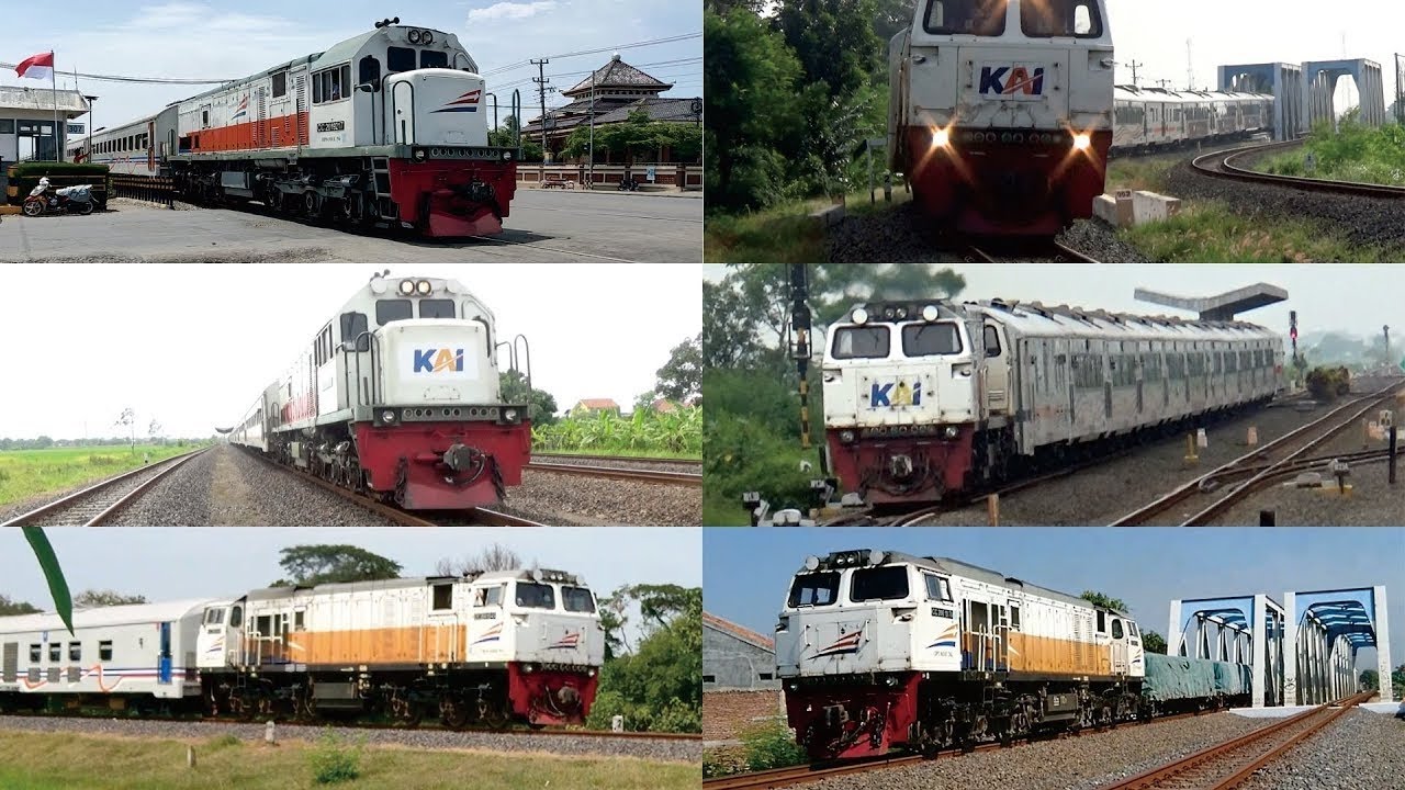 Kompilasi video Kereta api Indonesia keren #railfans #kai - YouTube