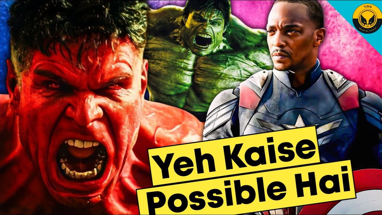 Captain America vs Red Hulk | how will sam Wilson stop Red Hulk ...